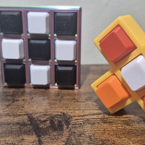Clicky Fidget Toy for Stress Relief | Modular Puzzle Desk Fidget | 3D ...