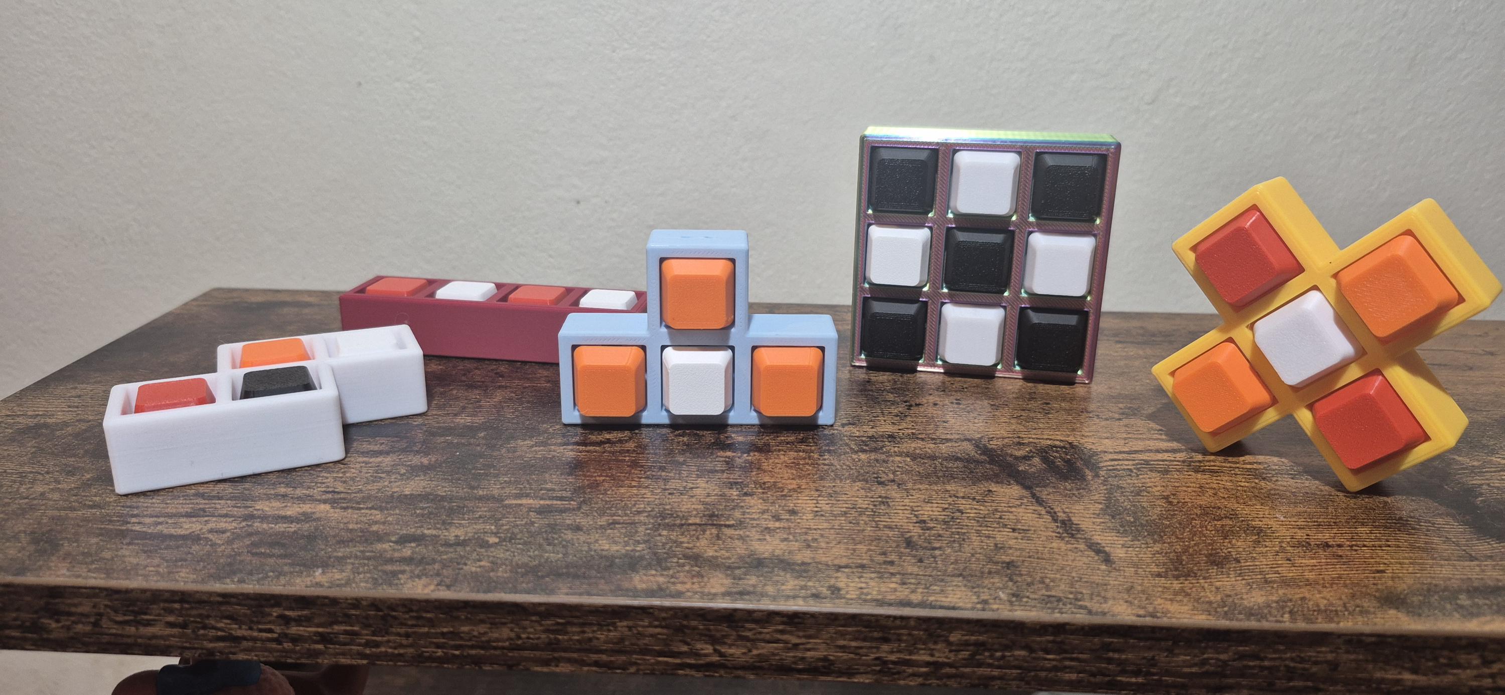 Clicky Fidget Toy for Stress Relief | Modular Puzzle Desk Fidget | 3D ...