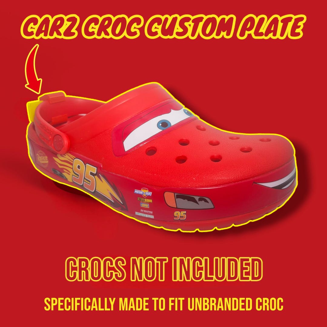 Carz Croc Clog Plates 2 Pack Made to Fit Unbranded Clog - Etsy