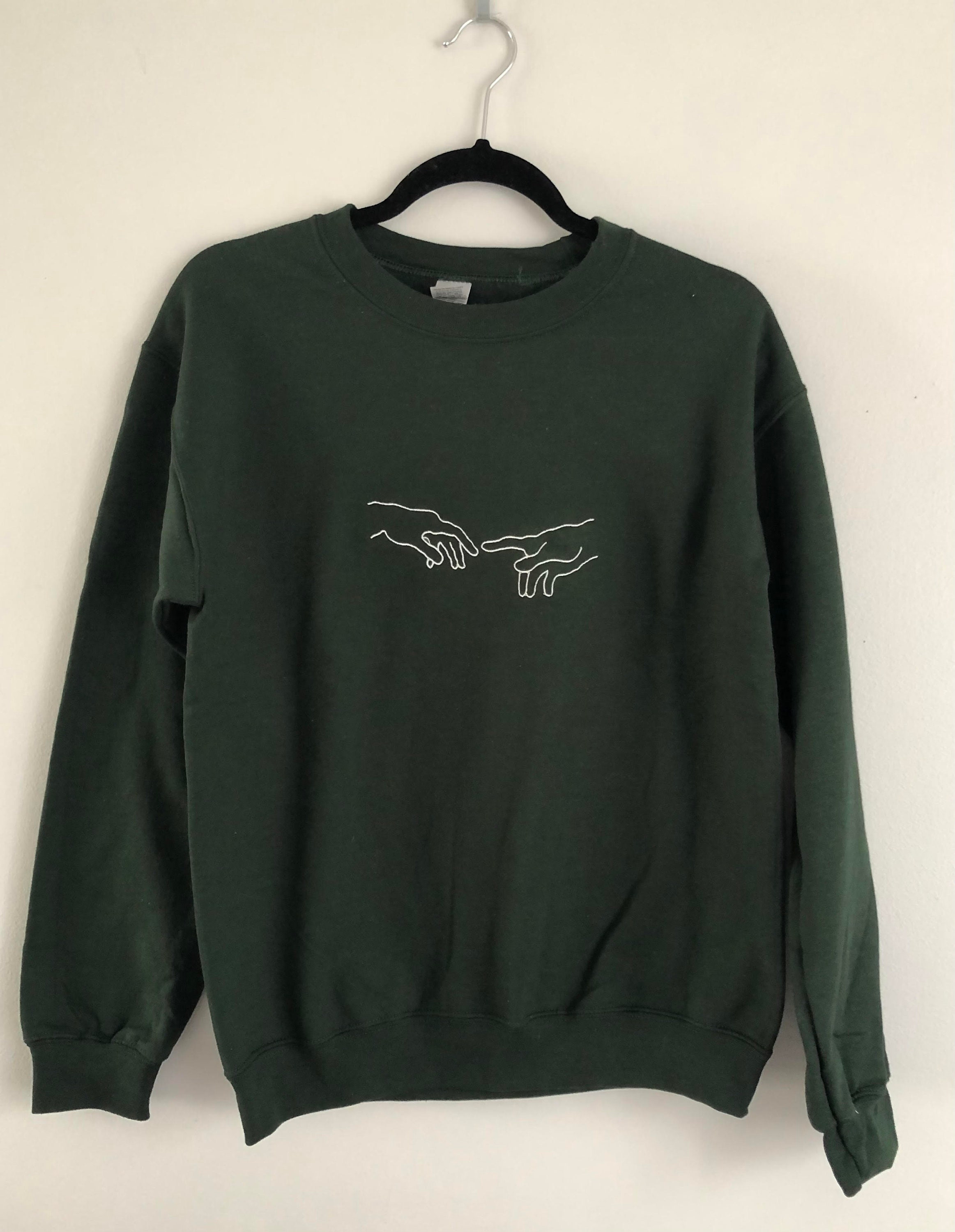 Creation of Adam Embroidered Crewneck | Etsy