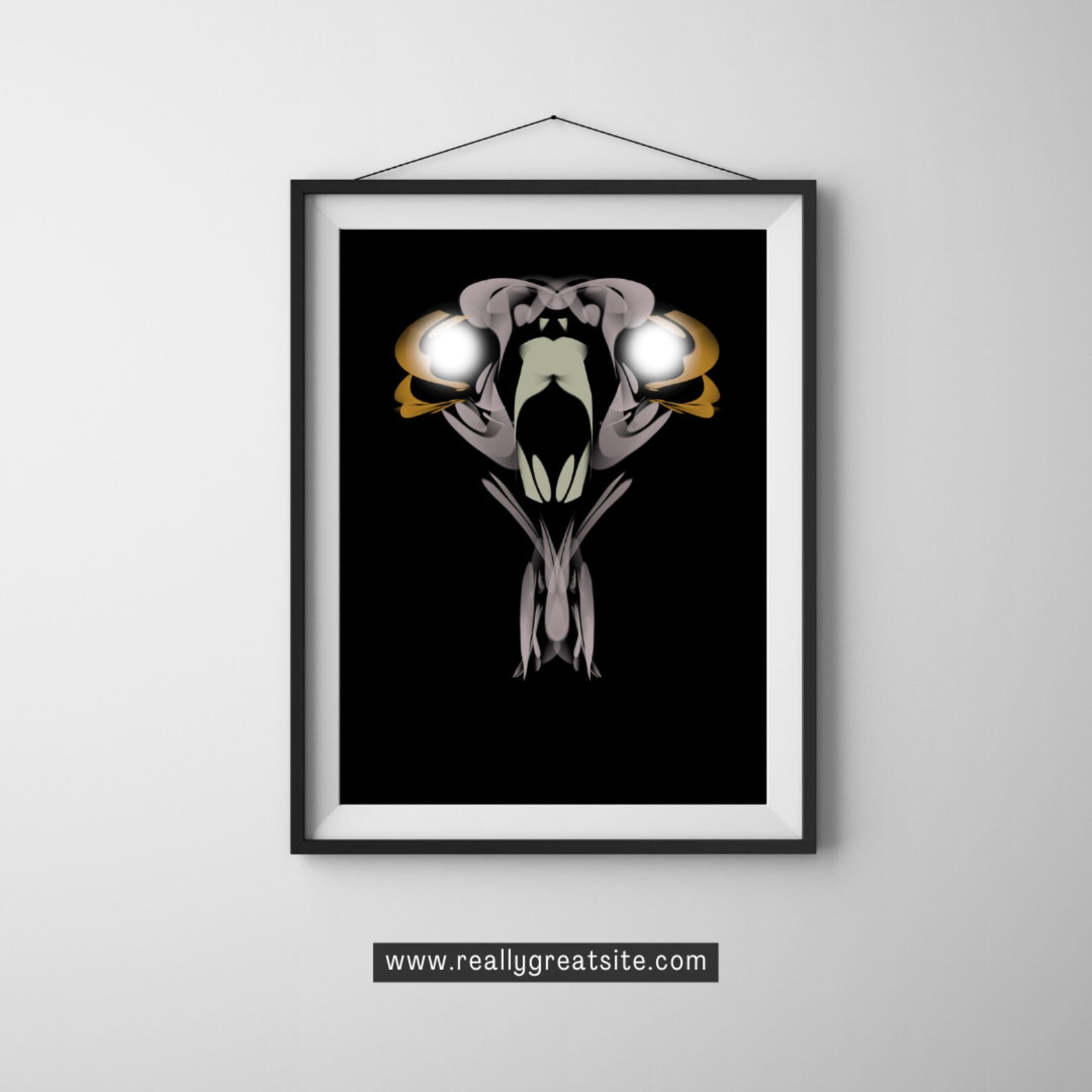 Grey Hound: Alien Wall Decor Art. Alien Face Art for Walkways, Entry ...