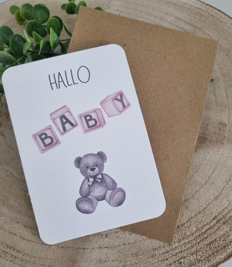 Birth Card, Baby Card, Greeting Card - Etsy