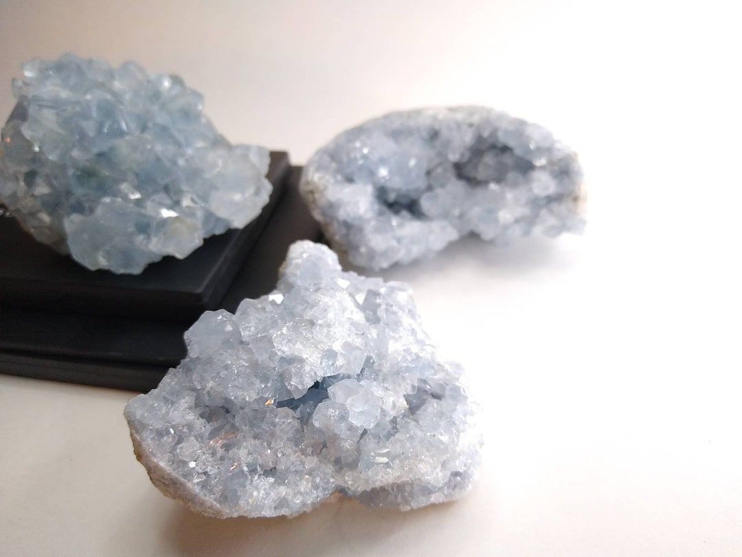 Celestite Cluster Natural Sizes - Etsy