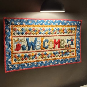 Patchwork / Quilt Pattern - Printed Pattern, PDF, "welcome" - Etsy