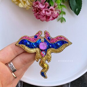 Handmade Stingray Brooch, Stingray Jewelry, Sea Animal Brooch, Fish ...