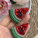 Watermelon Brooch, Fruit Brooch, Watermelon Pin, Watermelon Jewelry ...