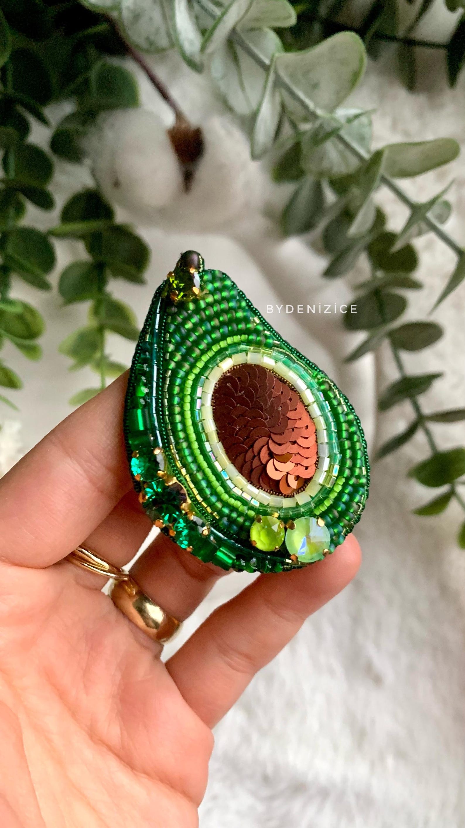 Handmade Avocado Brooch, Avocado Pin, Fruit Brooch, Fruit Jewelry ...