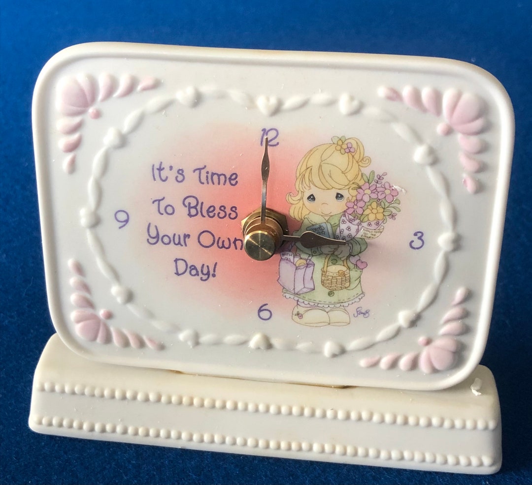 Vintage Collectible Precious Moments "it's Time to Bless Your Own Day ...