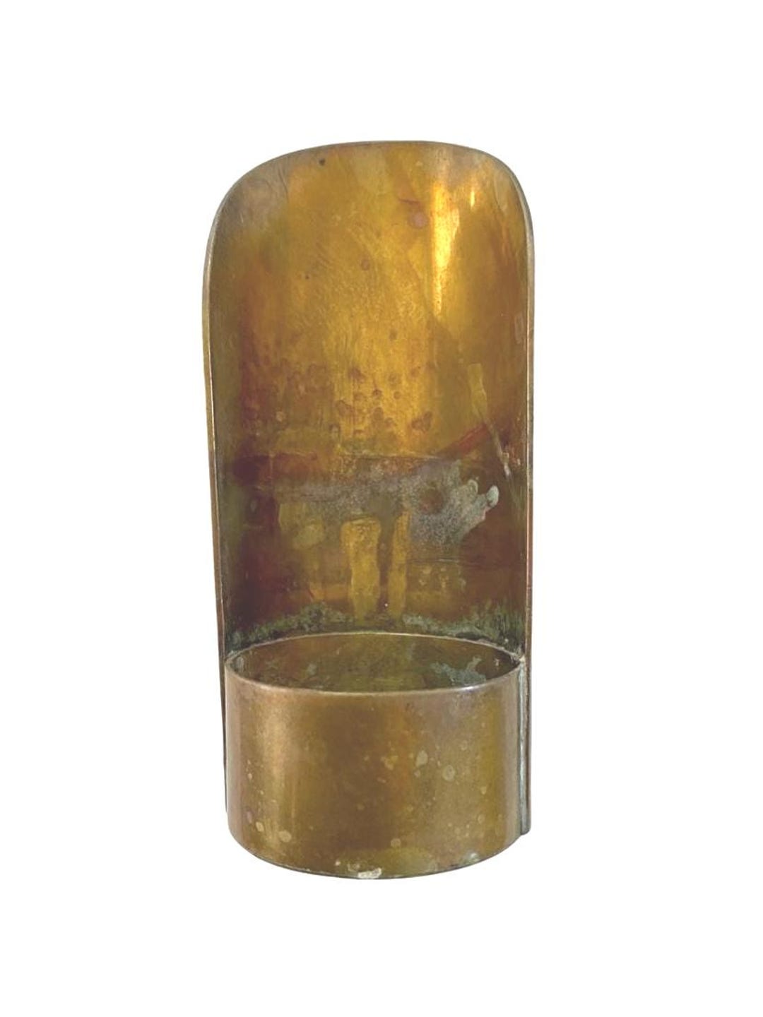 Vintage Brass Alcove Candle Holder With Finger Handle - Etsy