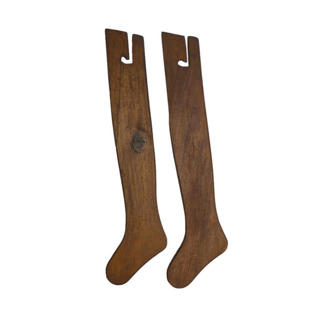 Antique 1900s Wood Sock Stretchers/dryers, Vintage Wall Decor, Nostalic ...