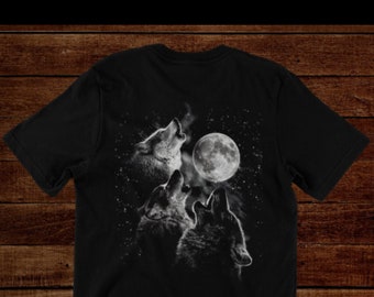 Three Wolf Moon - Etsy