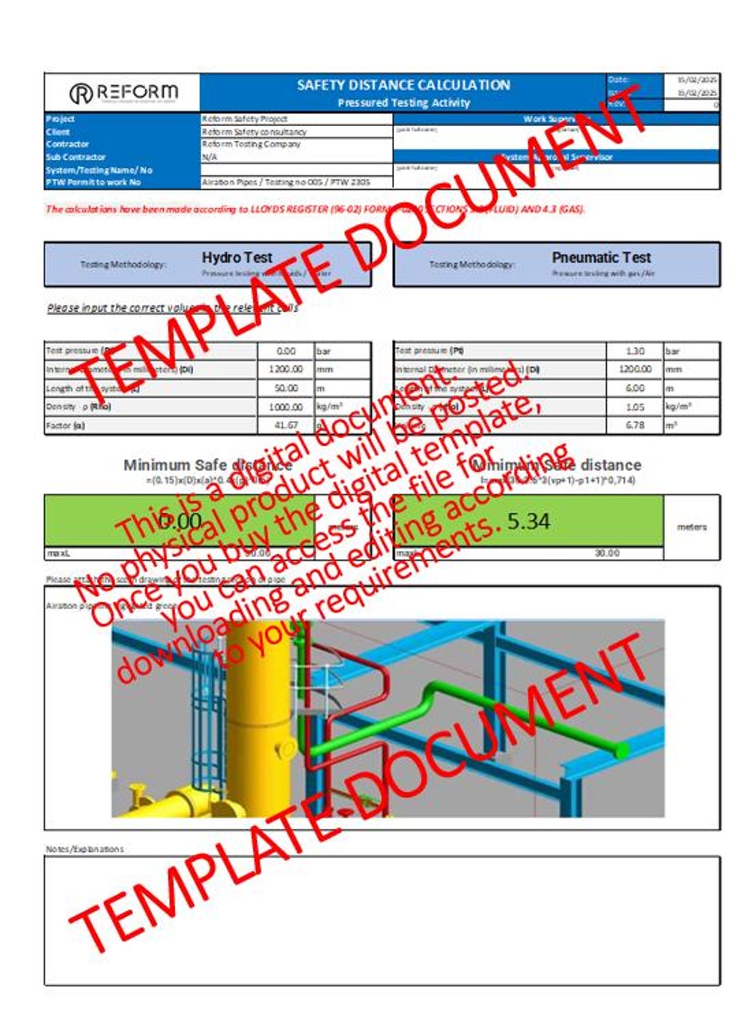 Safety Distance Calculator - Etsy