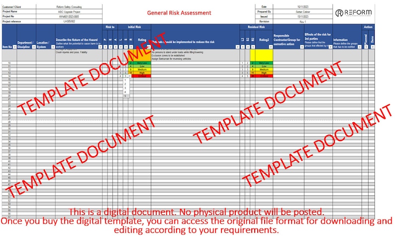 General Risk Assessment - Etsy