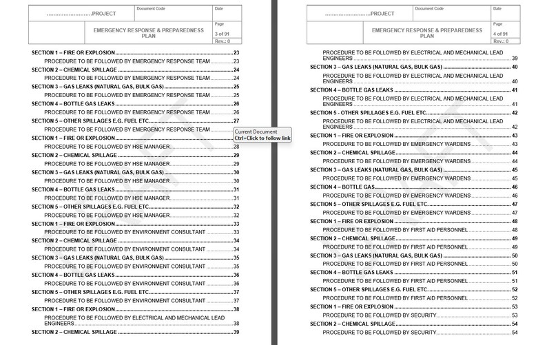 Emergency Response Plan Full Template Document 90 Pages - Etsy