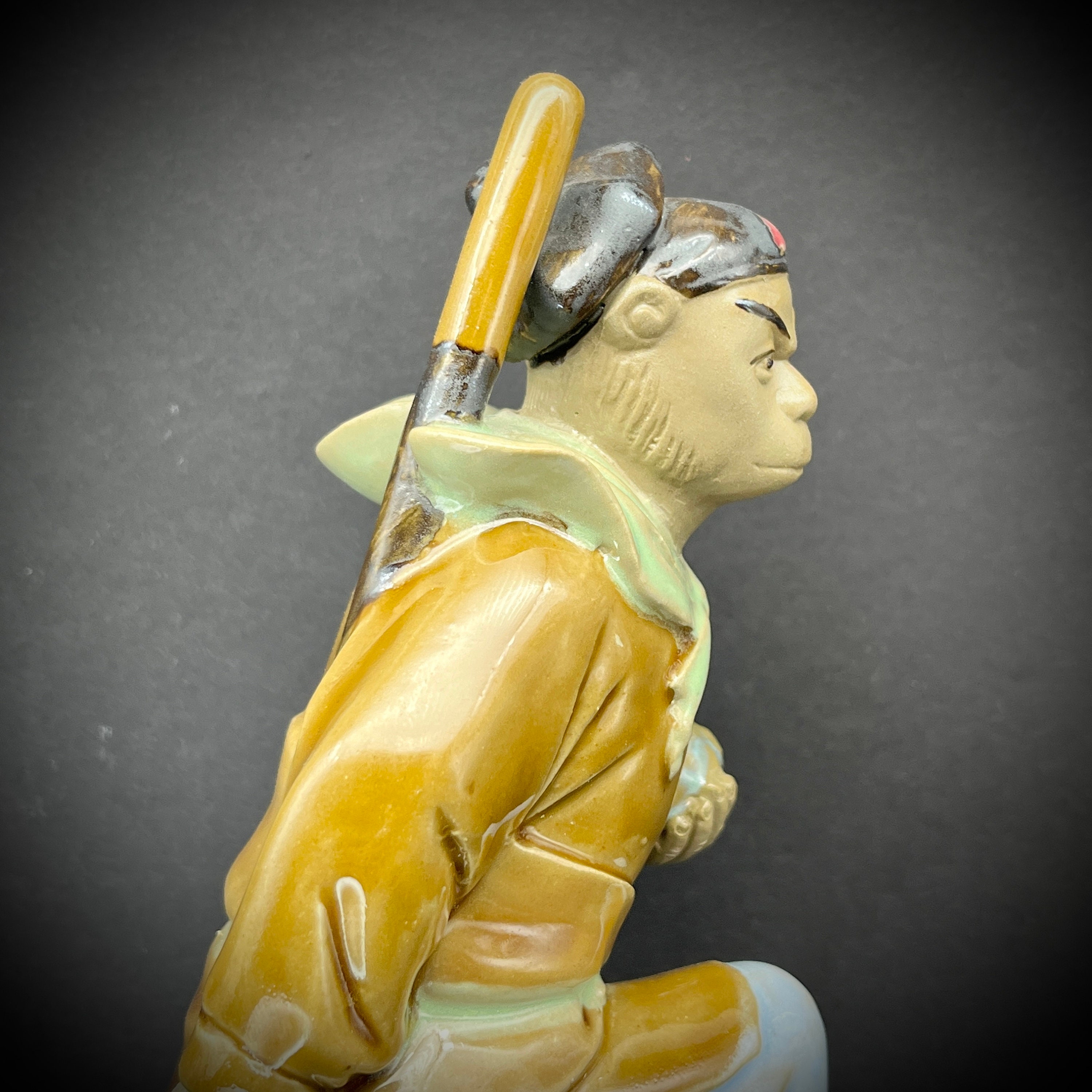 Chinese Monkey King Sun Wukong Porcelain Figurine Shiwan - Etsy