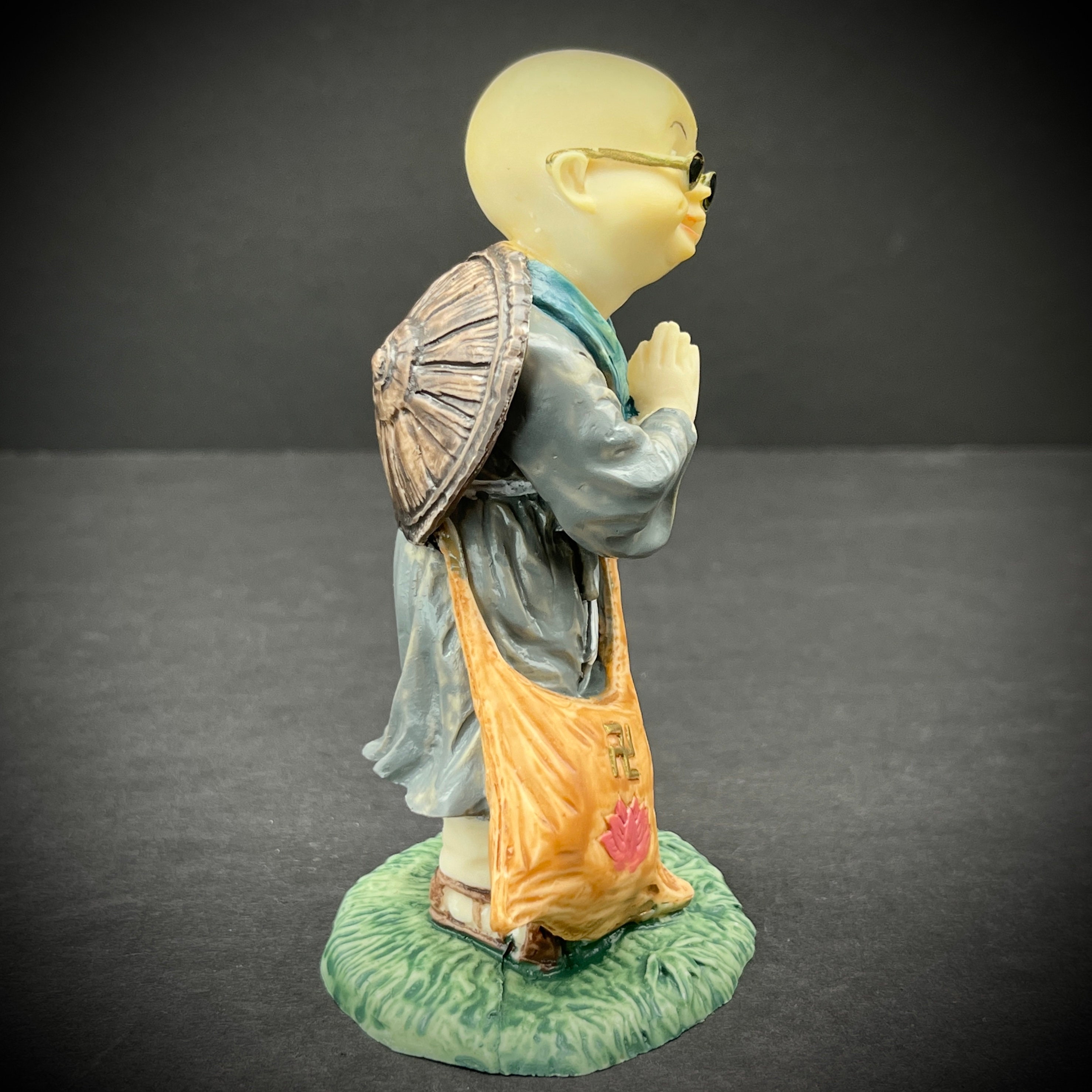 Chinese Young Shaolin Monk Figurine Buddhist Statue 4 Kung Fu - Etsy