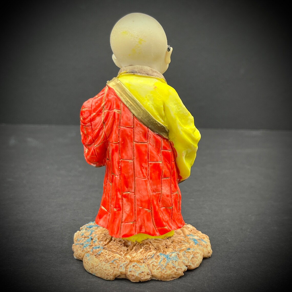 Chinese Young Shaolin Monk Figurine Buddhist Statue 1 Kung Fu Martial ...