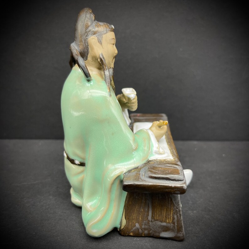 Chinese Poet Li Bai Porcelain Figurine Small Shiwan Ceramic - Etsy