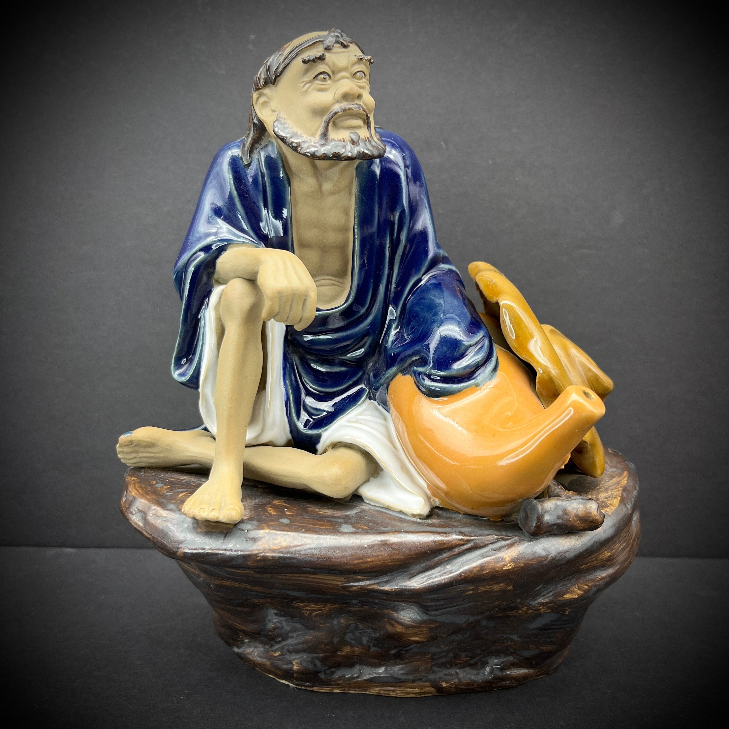 Shiwan Chinese Li Tieguai Eight Immortals Porcelain Figurine - Etsy