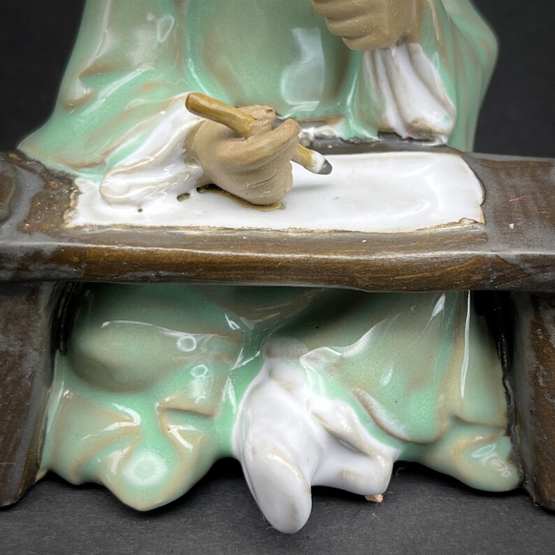 Chinese Poet Li Bai Porcelain Figurine Small Shiwan Ceramic - Etsy