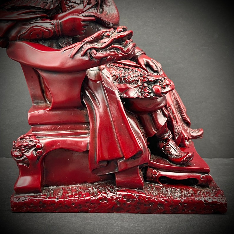 Chinese Guan Yu Statue Figurine General Kwan Gung Guan Gong - Etsy