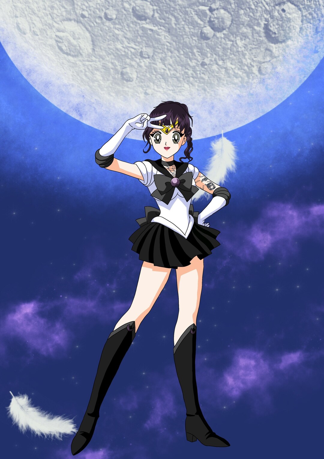 Personalized Sailor Moon Portrait, Sailor Moon, Anime, Personalized ...
