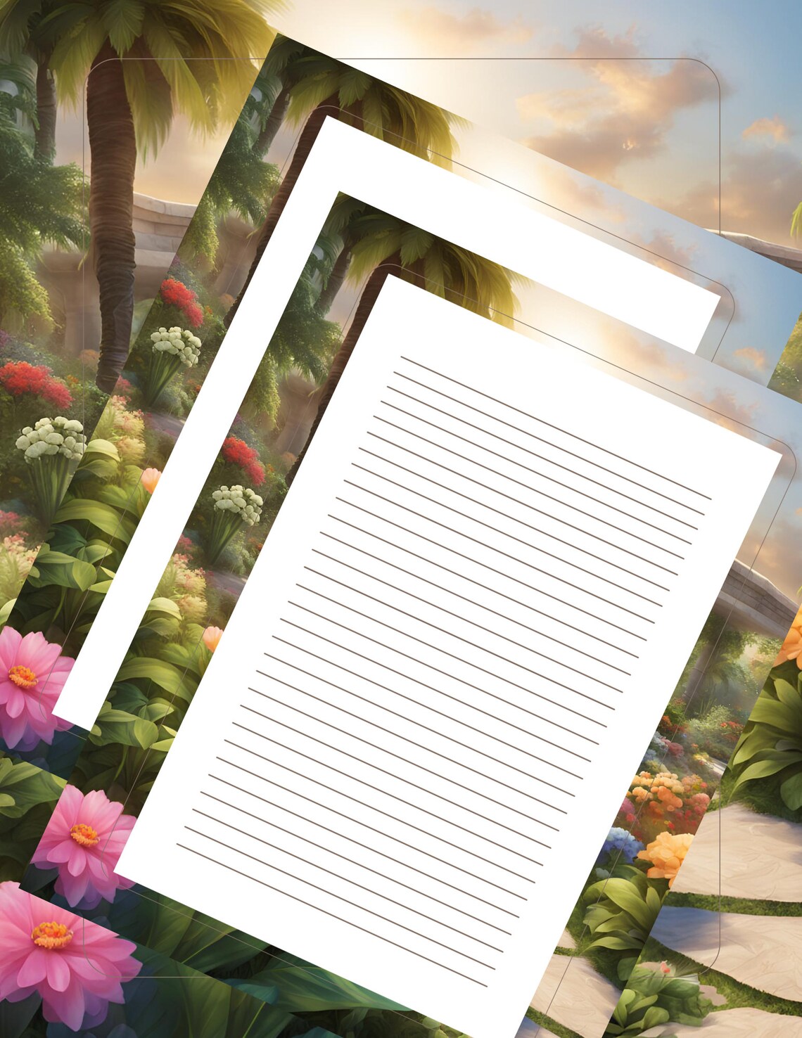 JW Paradise Letterhead Printable | Convention Gift Writing Paper | JW ...