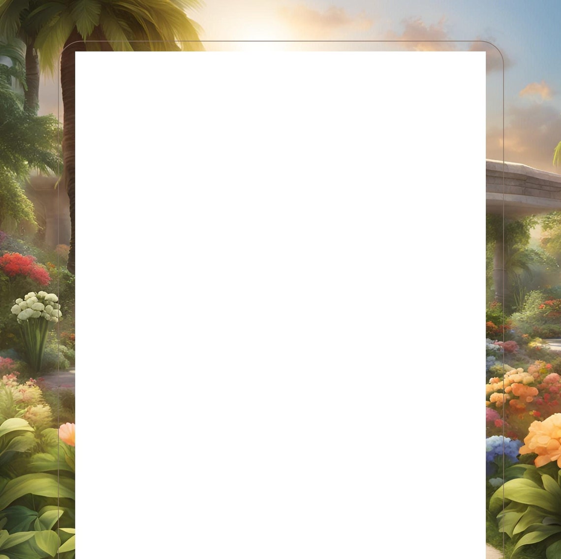 JW Paradise Letterhead Printable | Convention Gift Writing Paper | JW ...