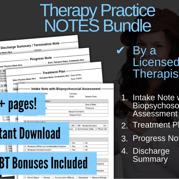 Discharge Notes Therapy - Etsy