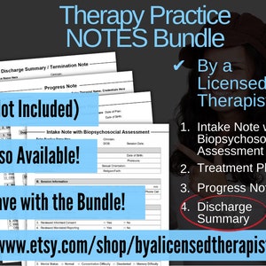 Discharge Summary Template, Termination Note for Therapists, PDF ...