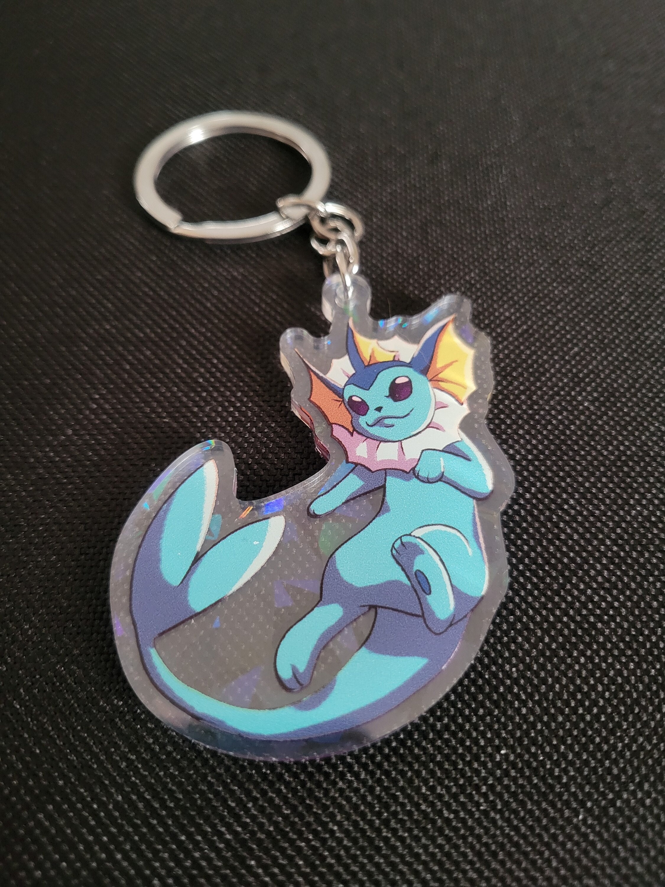 Vaporeon Keychain - Etsy