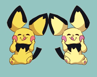 Pichu Keychain - Etsy