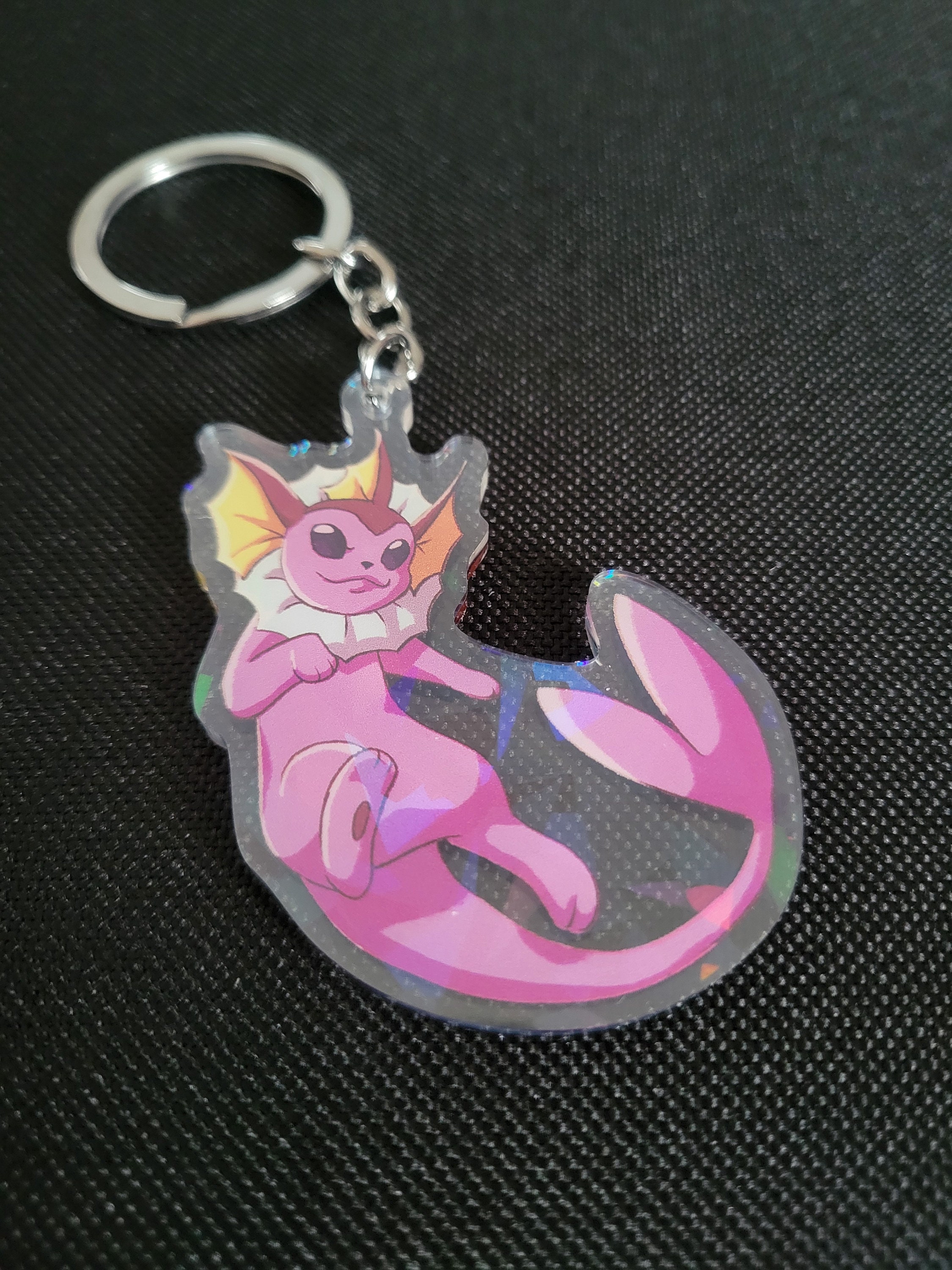 Vaporeon Keychain - Etsy
