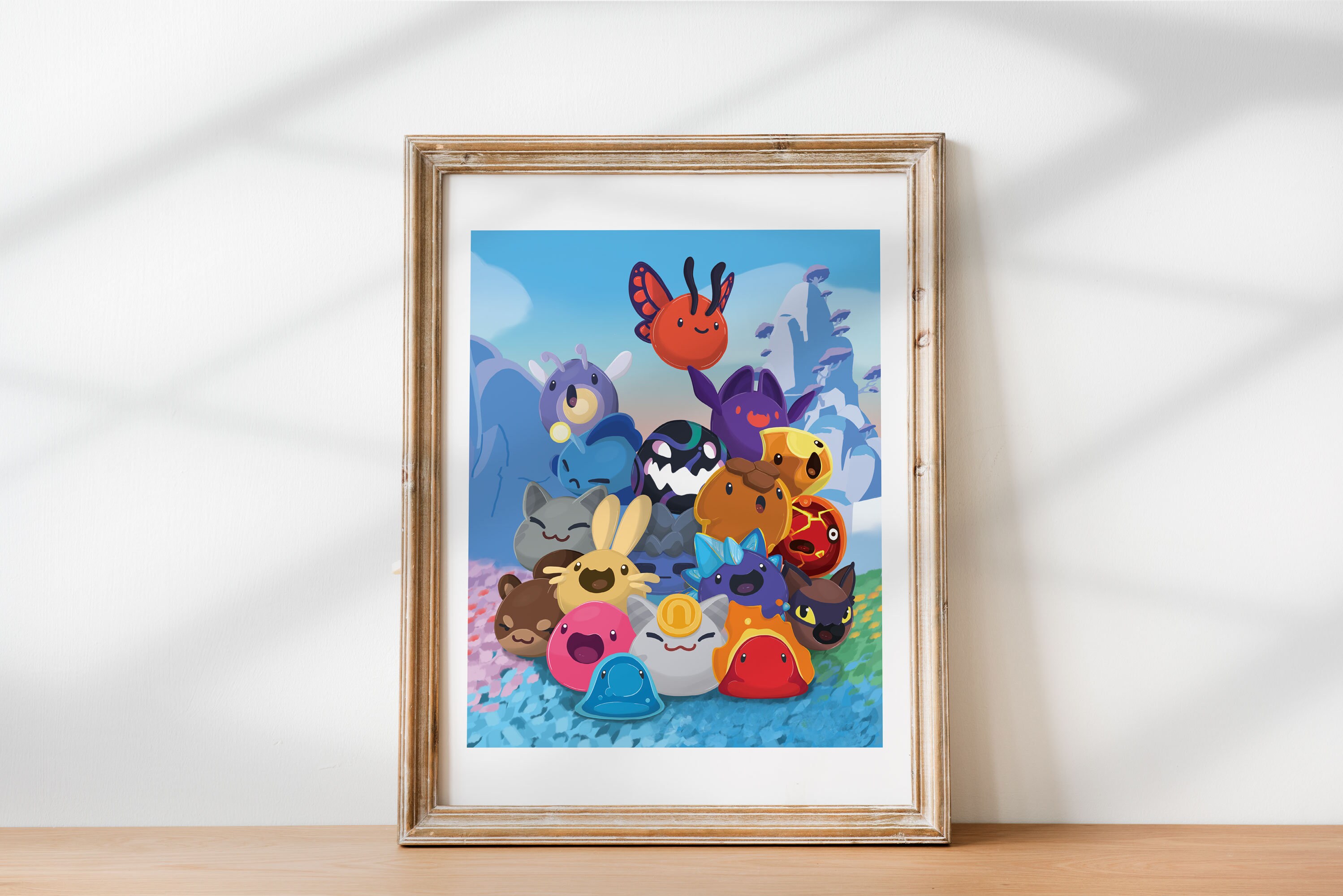 Slime Rancher 2 Slime Pile Printable Slime Rancher Wall Art Slime ...