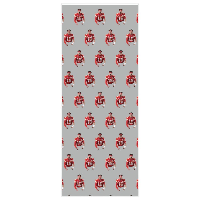 Patrick Mahomes Wrapping Paper Kansas City Chiefs Wrapping - Etsy