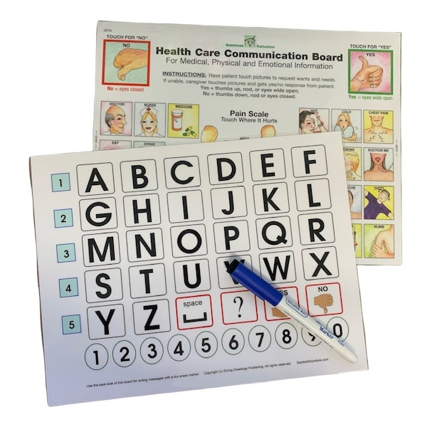 Adult Communication Boards - Etsy