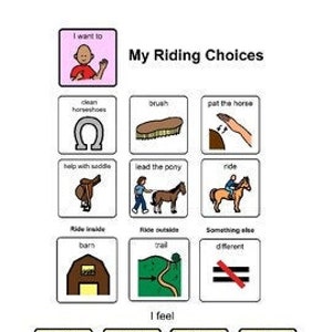 Printable Horseback Riding Communication Bundle | Say It With Symbols ...