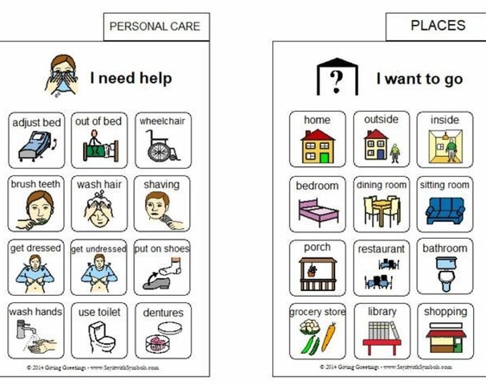 Library Picture Communication Board Toddler Preschool Autism Speech ...