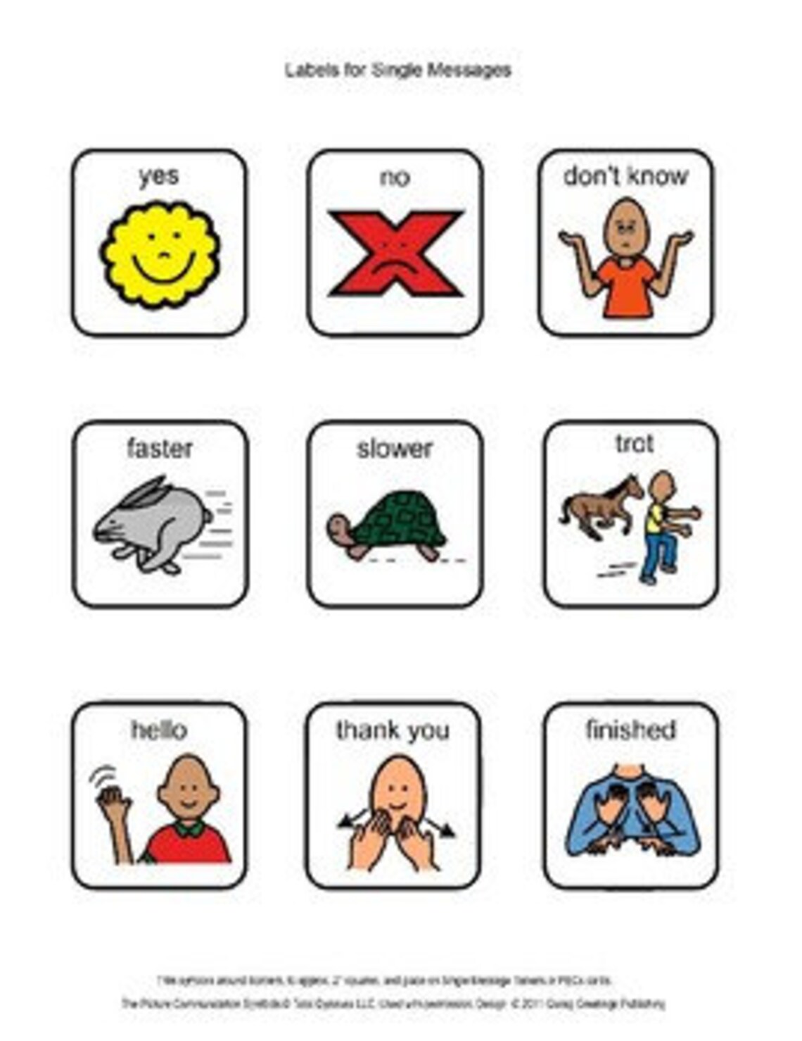 Printable Horseback Riding Communication Bundle | Say It With Symbols ...
