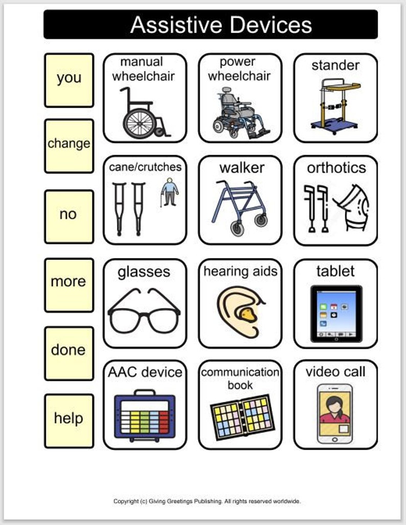 Printable Adult Picture Communication Boards: Health Set | Say It With ...