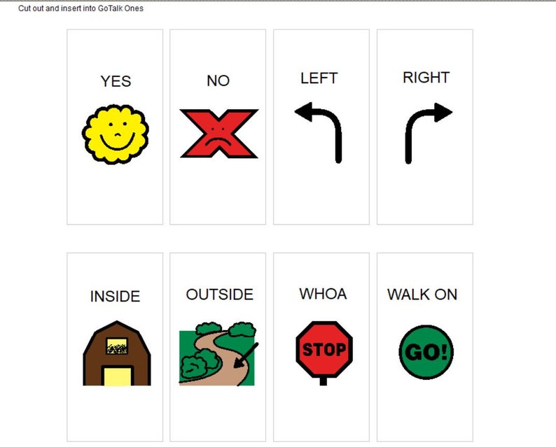 Printable Horseback Riding Communication Bundle | Say It With Symbols ...