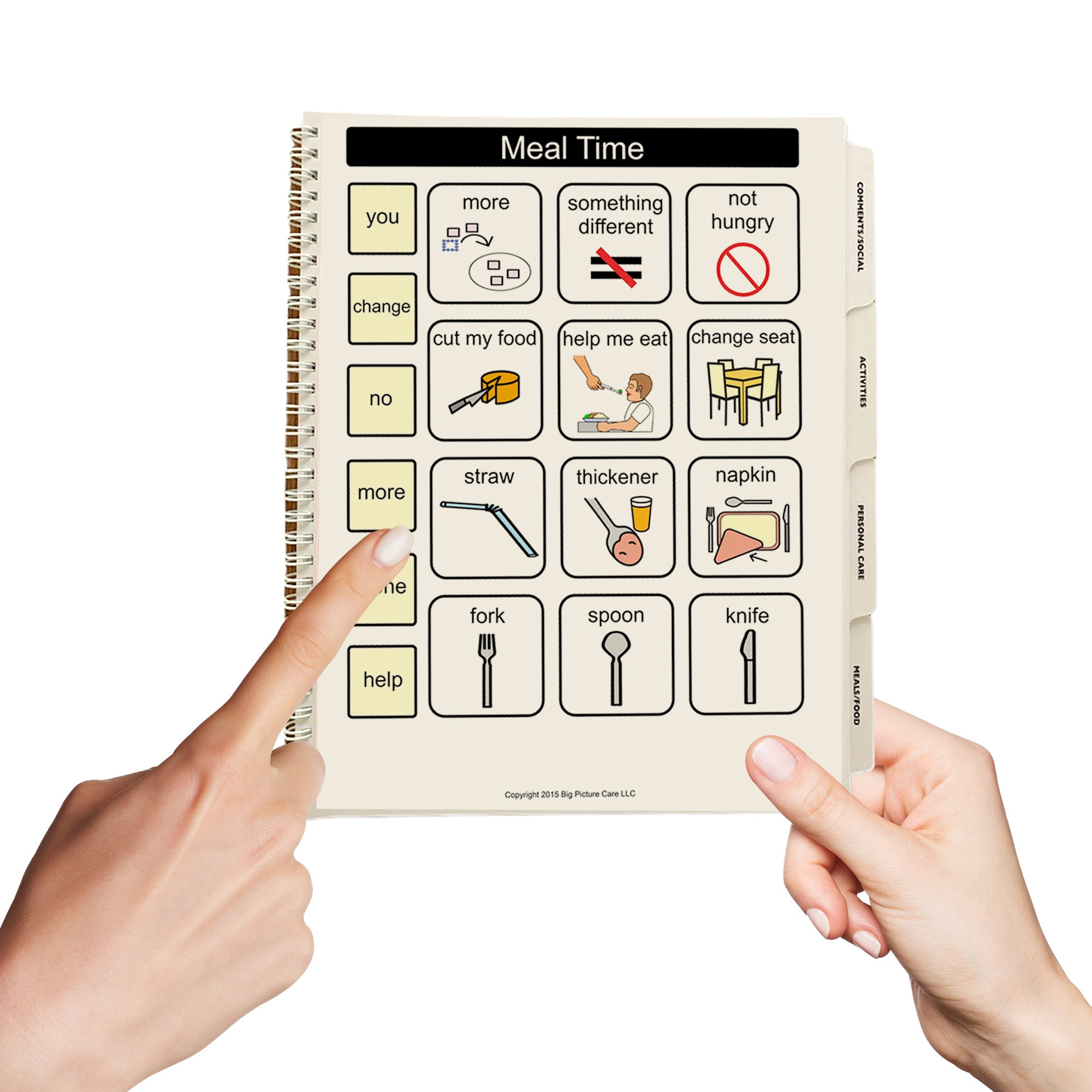 Caregiving Communication Book: Stroke, Aphasia, TBI - AAC Symbols - Etsy