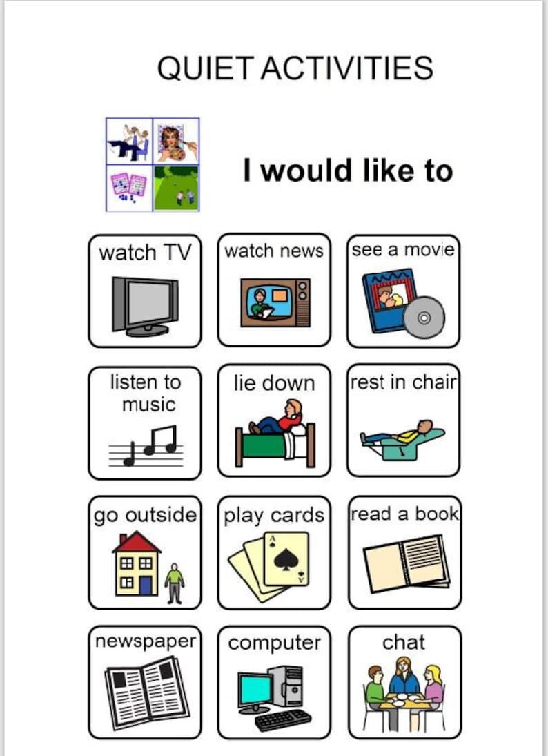 Printable Picture Communication Board Set: Speech Difficulties AAC (PDF ...