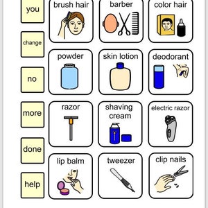 Printable Big Picture Caregiving Communication Boards Improve Care for ...