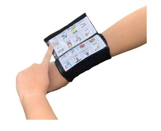Wristband Communicator With Picture Symbols for Youth and Adults | Say ...
