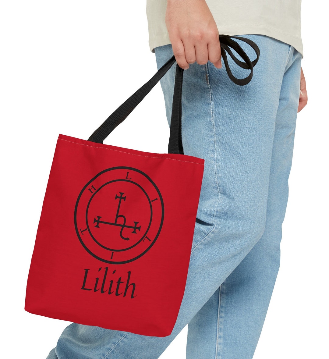 Lilith Sigil Pagan Occult Satan Tote Bag - Etsy