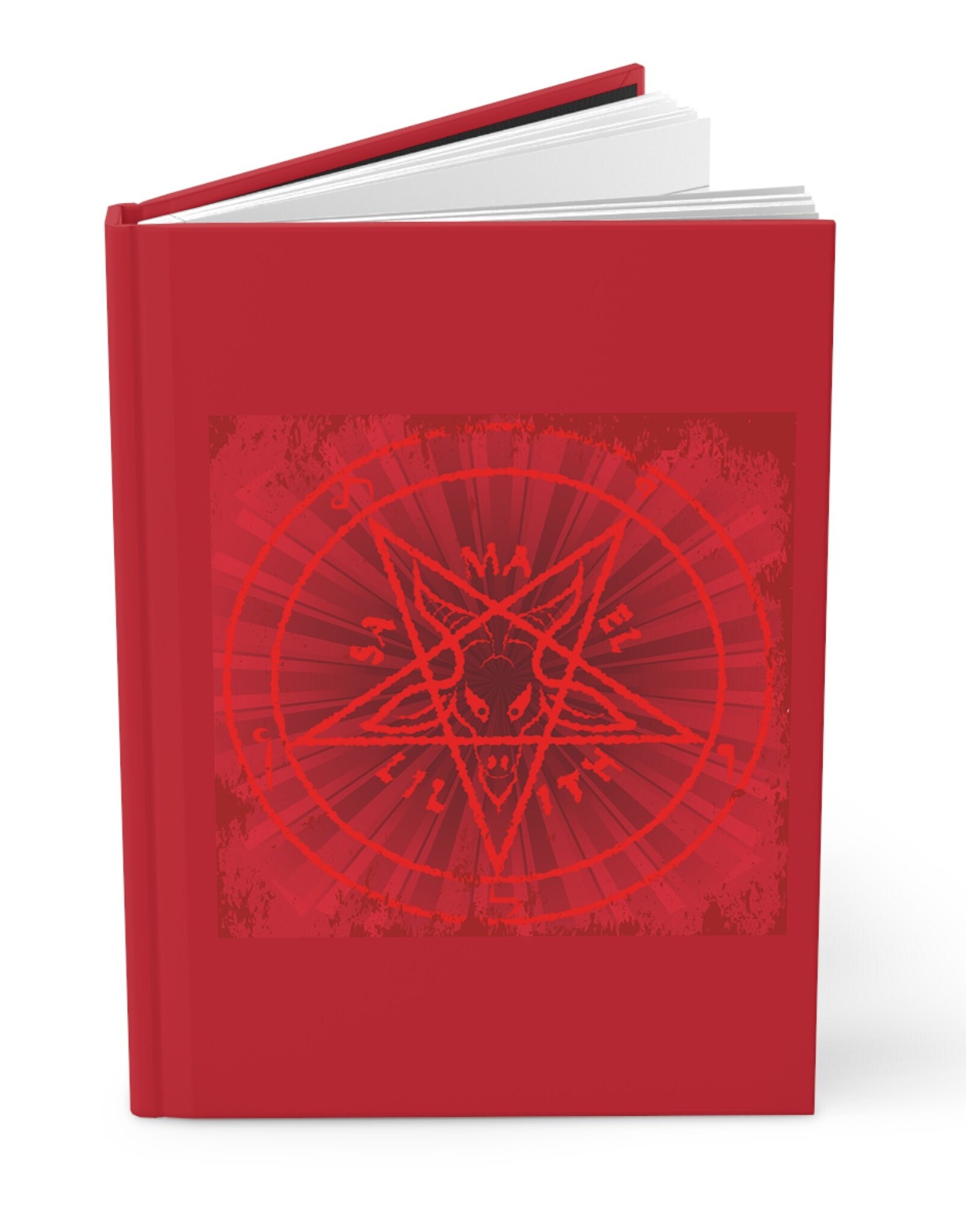 Red Baphomet Goat Sigil Satan Devil Occult Pagan Thelema - Etsy