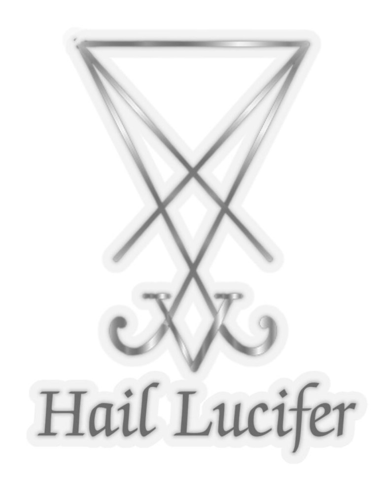 Hail Lucifer Sigil Occult Pagan Satan Stickers Decal - Etsy