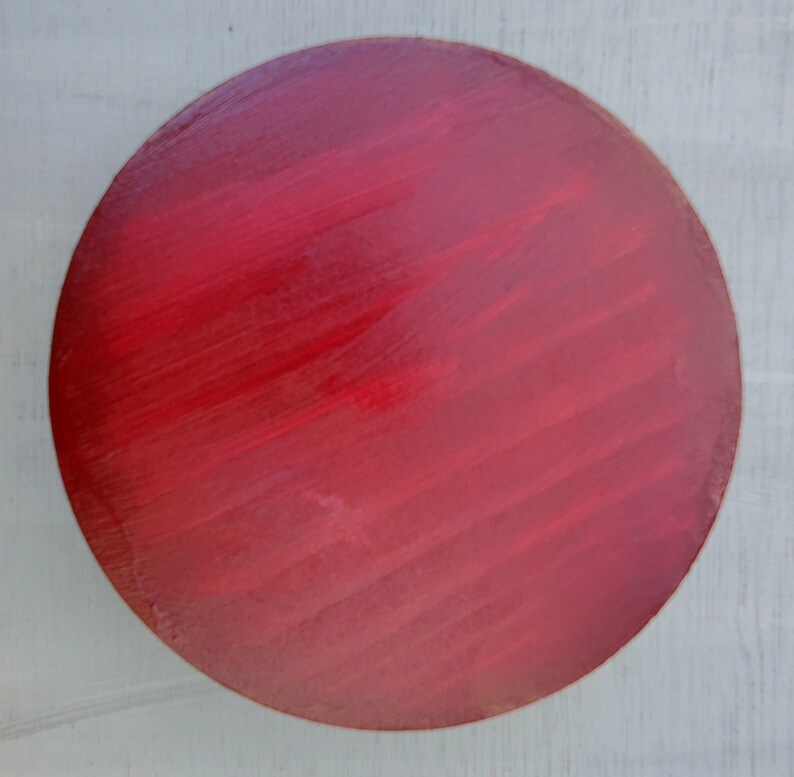 Burgundy Red With Silver Lucifer Sigil Wood Art, Lucifer Wood Plaque ...