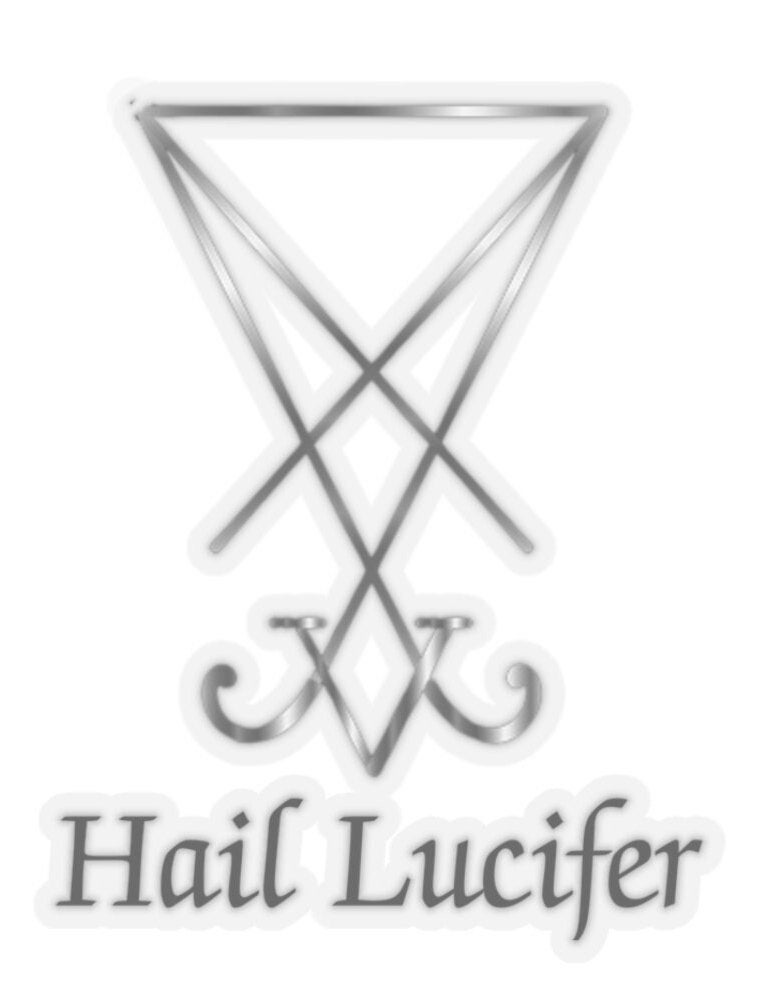 Hail Lucifer Sigil Occult Pagan Satan Stickers Decal - Etsy